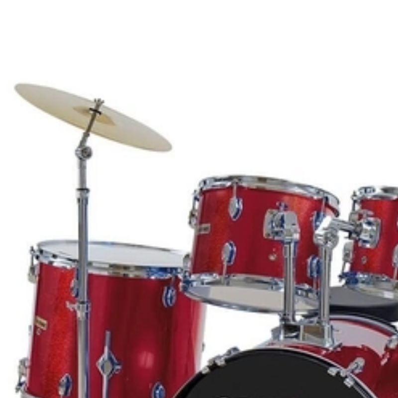 BATERIA PRO FIRE BUMBO 20 VERMELHA FERRAGEM CROMADA - BATERIA PRO FIRE BUMBO 20 VERMELHA ...