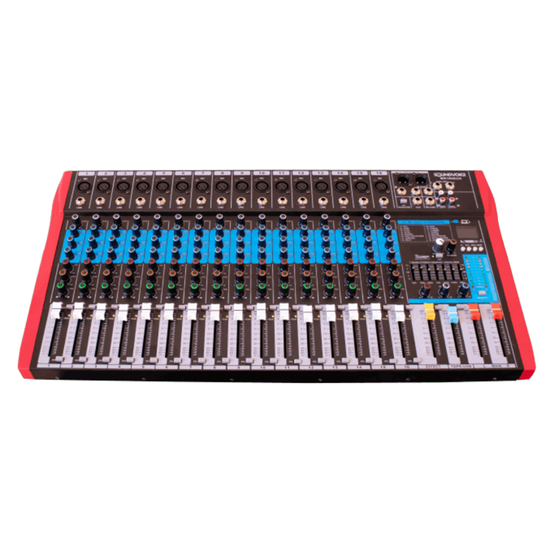 MESA DE SOM SOUNDVOICE MS162 EUX 16 CANAIS EF/EQ - MESA DE SOM SOUNDVOICE MS162 EUX 16 CANAIS EF ...