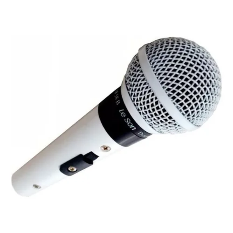 MICROFONE LESON SM58 P4 BRANCO - MICROFONE LESON SM58 P4 BRANCO - LESON