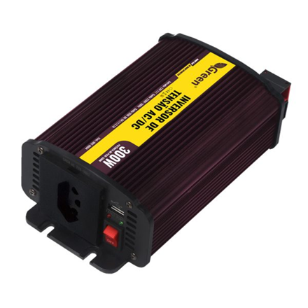 INVERSOR DE TENSAO CHIP SCE 12V 300W USB 5V 2.1A - 220V - INVERSOR DE ...