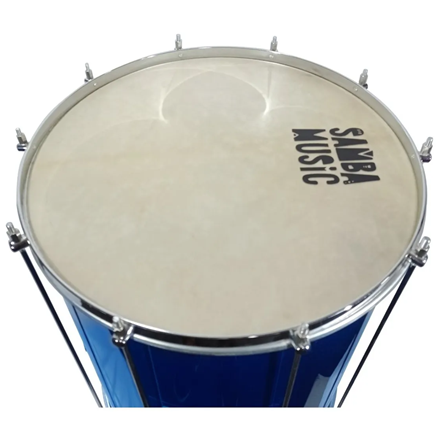 SURDO PHX MADEIRA SAMBA MUSIC 60X20 PVC AZUL CELESTE S/TRIPE - SURDO ...