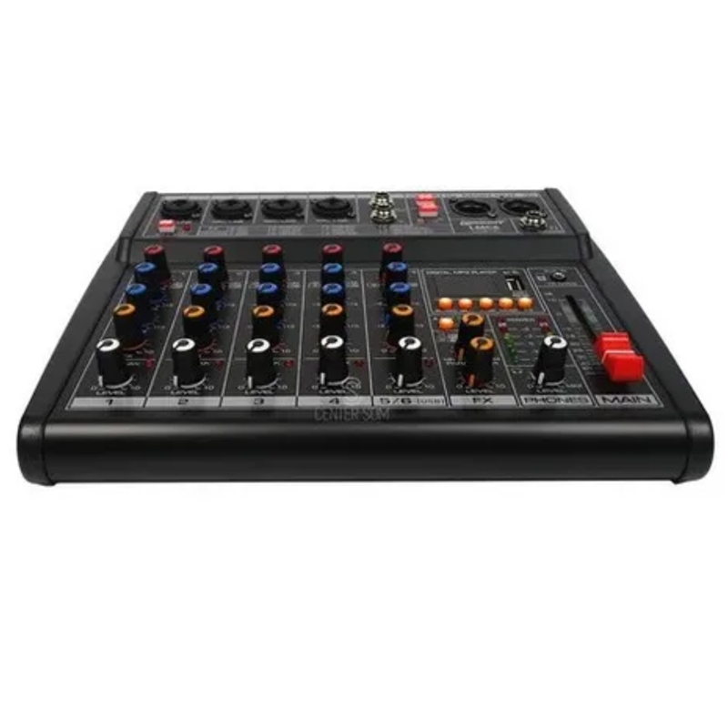 MESA DE SOM LEXSEN LMC6 USB 6 CANAIS - MESA DE SOM LEXSEN LMC6 USB 6 ...