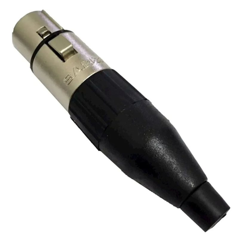 CONECTOR SANTO ANGELO XLR LINHA 3 POLOS FEMEA SA2X NIQUELADO - 10 UNIDADES - CONECTOR SANTO ...
