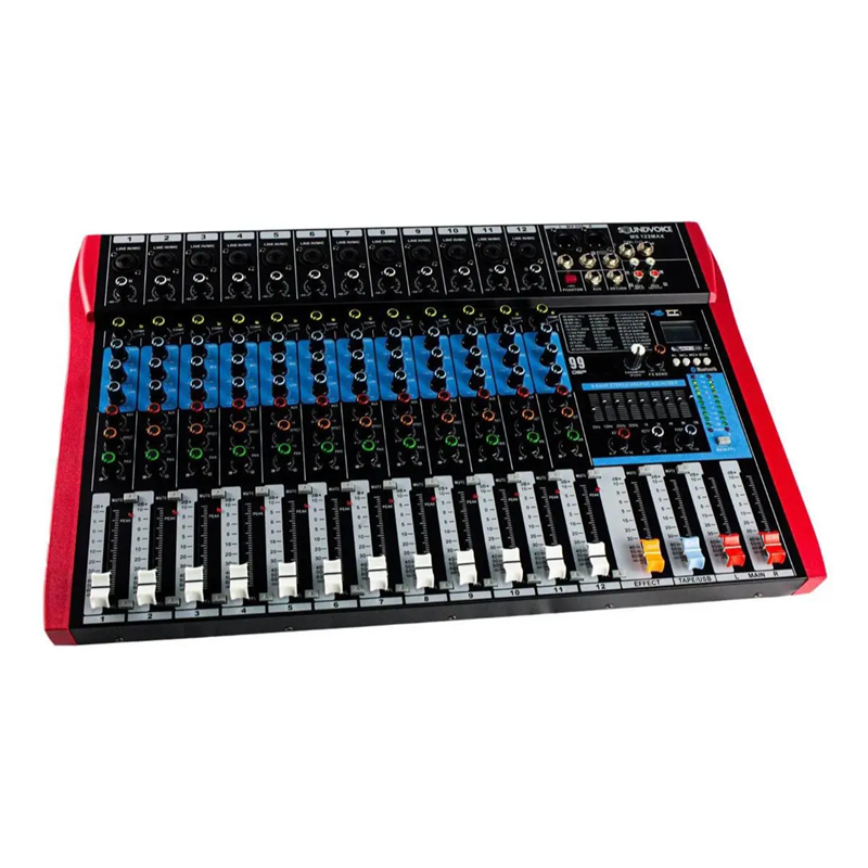 MESA DE SOM SOUNDVOICE MS122 MAX 12 CANAIS - MESA DE SOM SOUNDVOICE ...