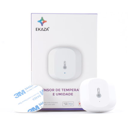 SENSORES DE TEMPERATURA E UMIDADE EKAZA EKVZ-T1011 ZIGBEE SMART ...