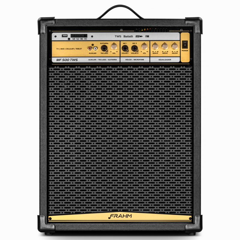 CAIXA AMPLIFICADA FRAHM MF500 TWS - CAIXA AMPLIFICADA FRAHM MF500 TWS - FRAHM