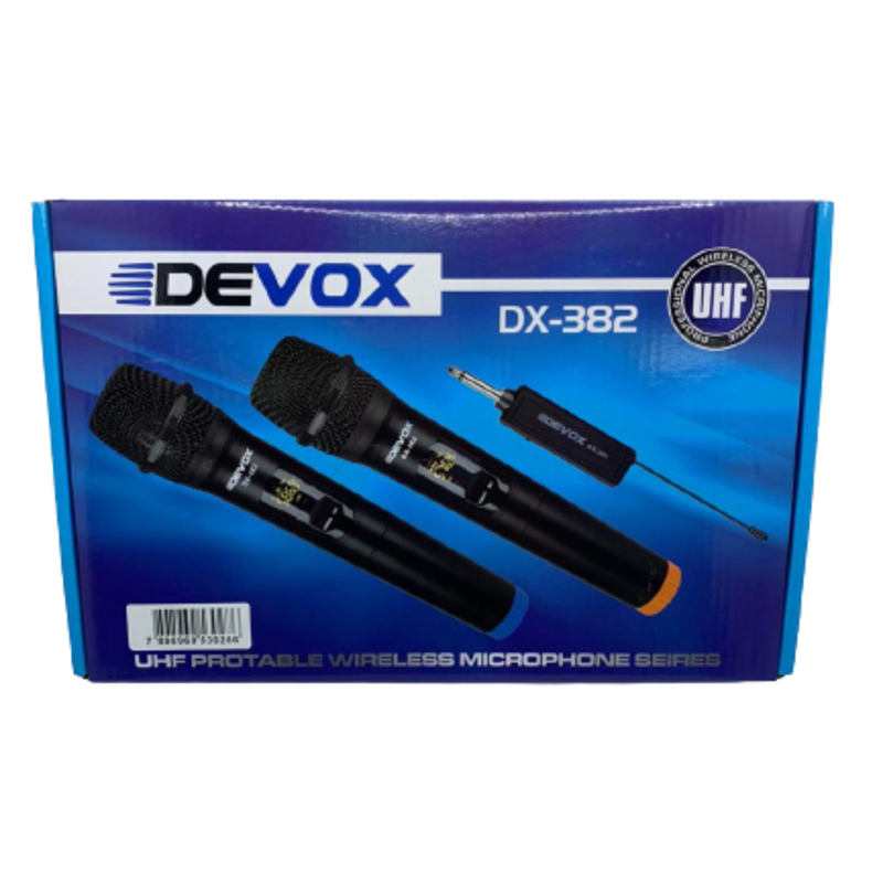MICROFONE DEVOX DINAMICO S/ FIO DX-382 - MICROFONE DEVOX DINAMICO S/ FIO DX-382 - DEVOX