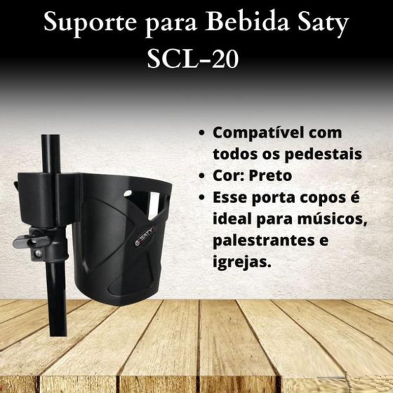 SUPORTE SATY BEBIDA SCL-20 - SUPORTE SATY BEBIDA SCL-20 - SATY