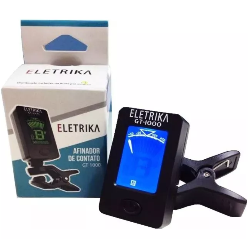 AFINADOR ELETRIKA CROMATICO DIGITAL EL - GT-1000 - AFINADOR ELETRIKA ...